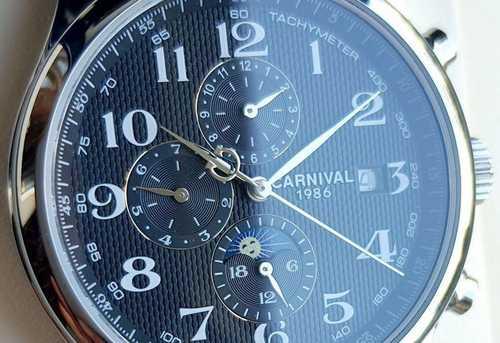 Часы наручные Carnival&1986 механические хронограф