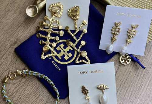 Серьги браслет Tory Burch