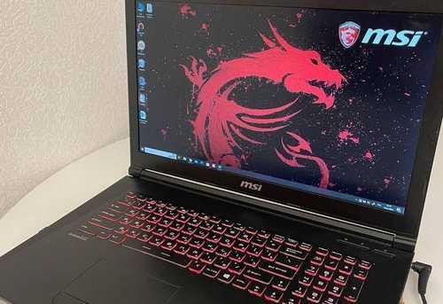 Игровой ноутбук msi 17.3