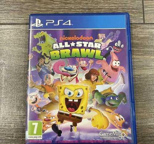 Игра PS4 nickelodeon All Star Brawl