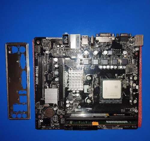 Материнская плата: ASRock 760GM-HDV AM3  / AM3