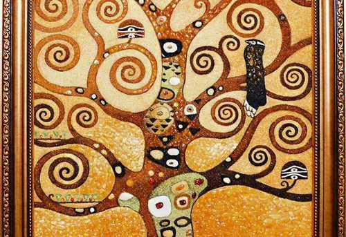 Картина из янтаря Густав Климт - Древо Жизни Array