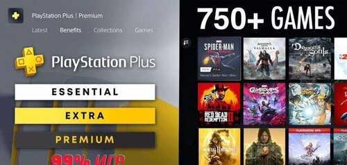 PS Plus Premium (99 процентов игр на русском)