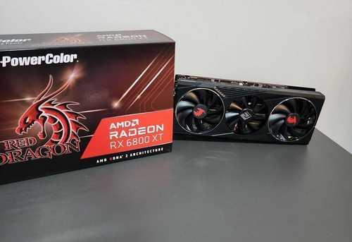 Powercolor red dragon rx 6800xt 16gb идеал