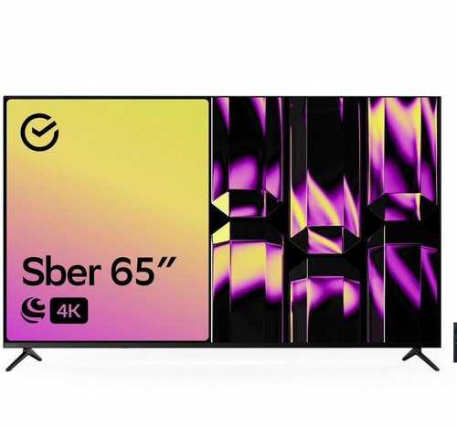 Телевизор Sber 65" (Новый) SMART Tv