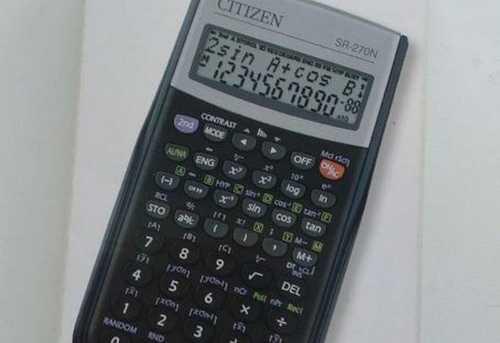 Инженерный калькулятор citizen