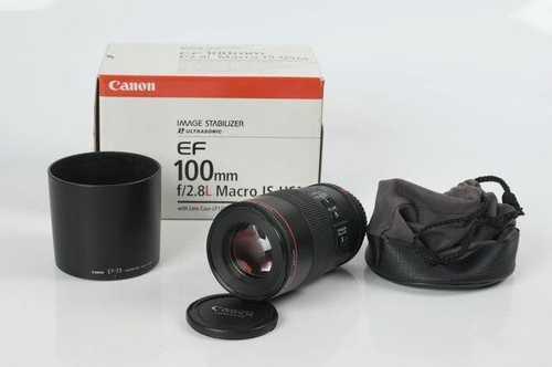 Объектив Canon EF 100mm f/2.8L Macro IS USM