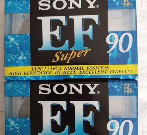 Аудиокассеты Sony EF Super 90