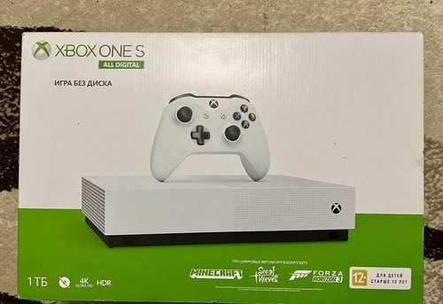 Xbox One s 1tb в состоянии нового