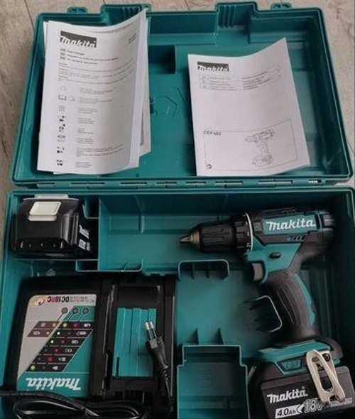 Аккумуляторная дрель шуруповерт Makita ddf482rme