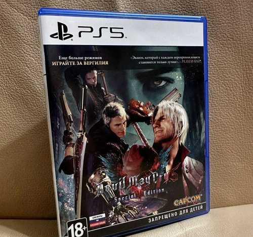 Devil may cry 5 ps5 диск в идеале