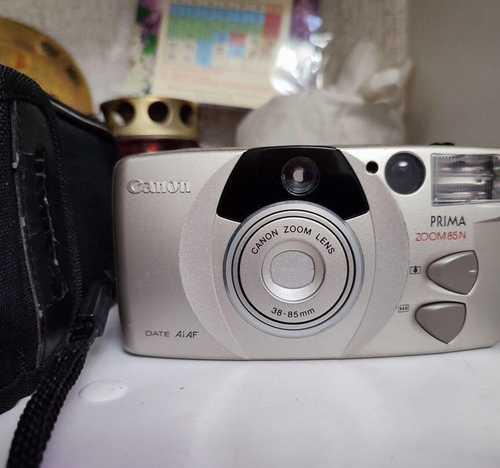 Пленочный фотоаппарат canon prima zoom 85n