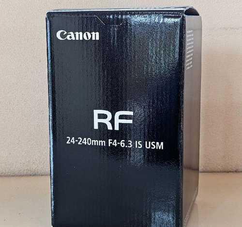 Canon RF 24-240mm f/4-6.3 IS USM Новые-Гарантия