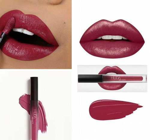 Блеск для губ Huda Demi Matte Lady boss