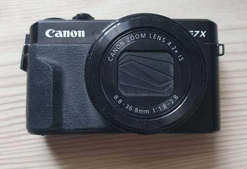 Цифровой фотоаппарат canon PowerShot G7 X Mark II
