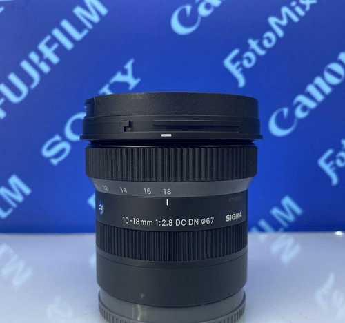 Sigma 10-18mm f/2.8 на Sony (sn:9573)