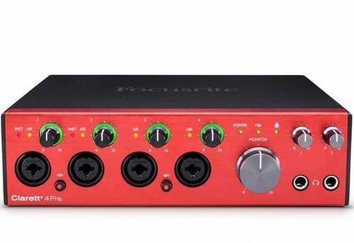 Аудиоинтерфейс Focusrite Clarett+ 4Pre