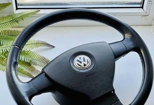 Руль кожа Volkswagen с подушкой безопасности