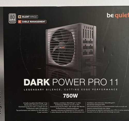 Блок питания be quiet dark power pro 11 (750w)