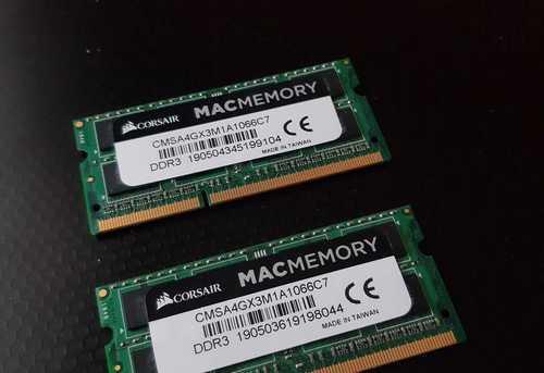 Оперативная память DDR3L 4Gb Corsair