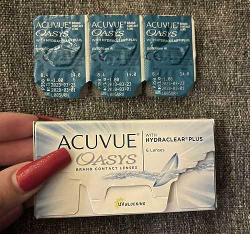 Линзы acuvue oasys -1