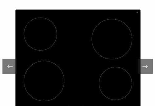 Электрическая варочная 4комф панель Lex evi 640bl