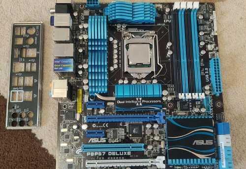 Мат. плата LGA 1155 + i7 2600k