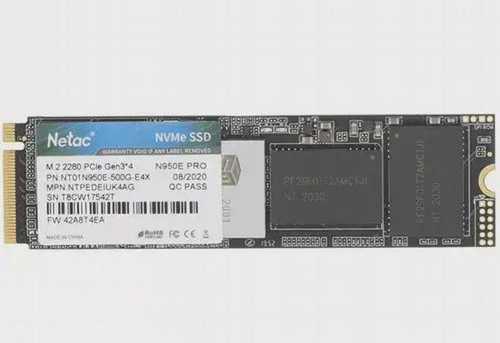 SSD netac 500Gb NT01N950E-500G-E4X