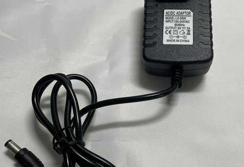 Блок питания 9V 3A 9 вольт 3 ампера AC/DC Adaptor