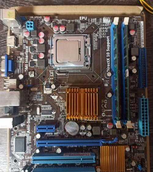 Мат. плата asus P5G41-M LGA775