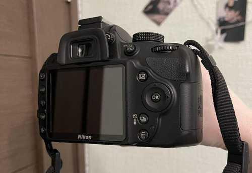 Nikon D3200 18-55 mm пробег 6371 затвор