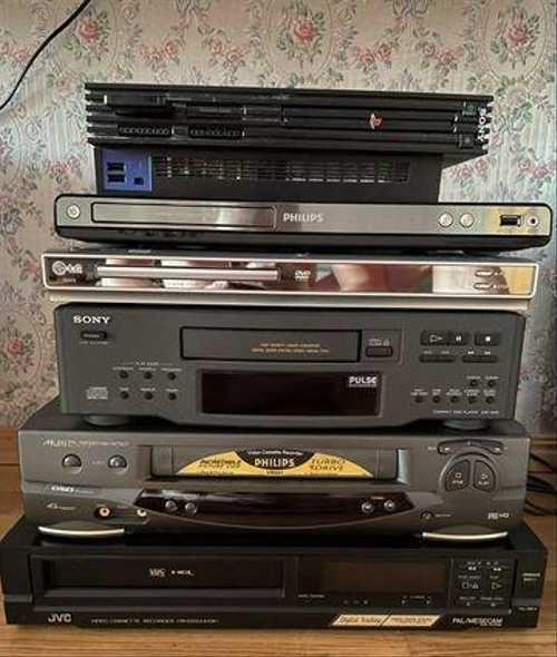 CD/DVD плееры, видеомагнитофоны, PS2