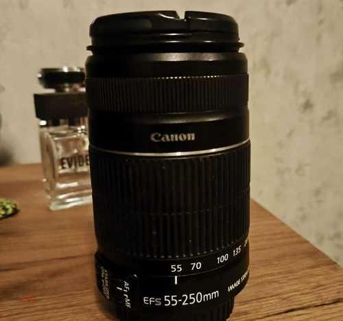 Объектив canon ef s 55 250mm