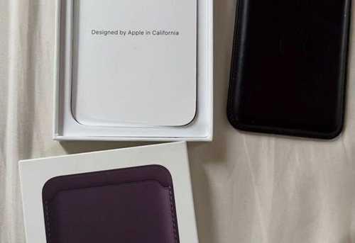 Apple magsafe leather wallet оригинал
