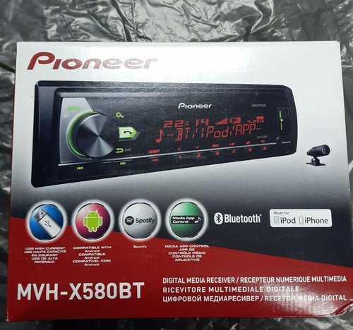 Pioneer mvh x580bt