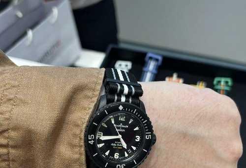 Часы swatch blancpain black
