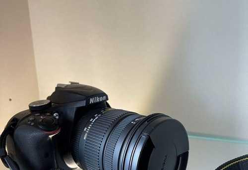 Зеркальный фотоаппарат Nikon D3400 sigma DC 17-50