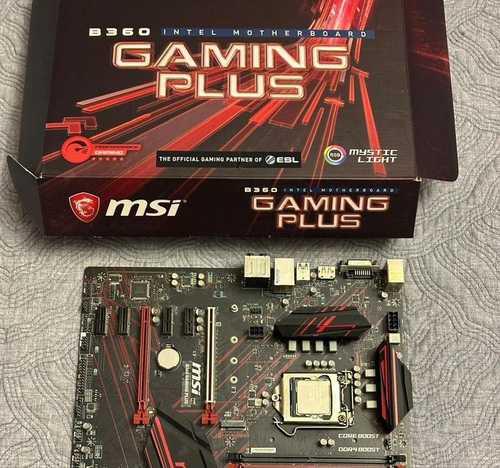 Материнская плата MSI B360 gaming plus