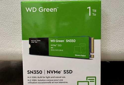 SSD 1 Tb WD Green SN350 (M.2 2280, PCIe, NVMe)