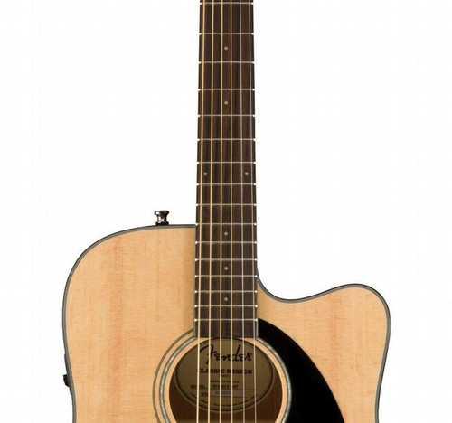 Электроакустическая гитара fender CD-60SCE Dreadnought Nat WN