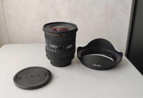 Sigma 10-20mm для Canon EF-S