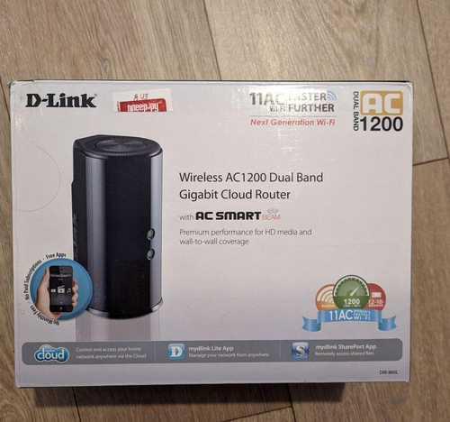 Двухдиапазонный WiFi роутер D-Link 860L A1