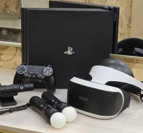 PS4 PRO 1тб   PS VR   PS move