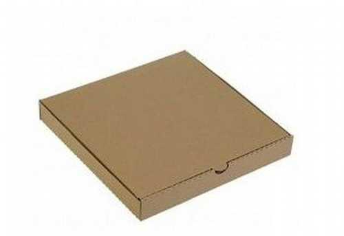 Коробка для пиццы 40х40х4см картон Крафт