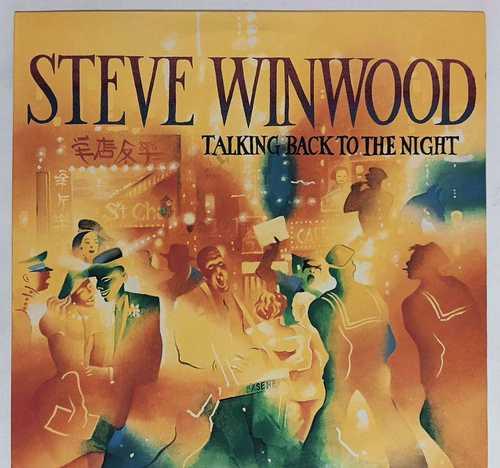 LP Steve Winwood - Talking Back To The Night 1982г