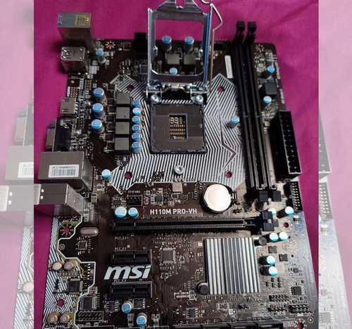 Материнская плата 1155 MSI h110M PRO-VH