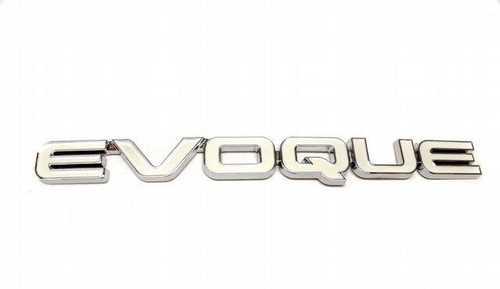 Шильдик багажника Land Rover Evoque белый