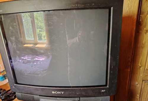 TV Sony на дачу+приставка+антенна