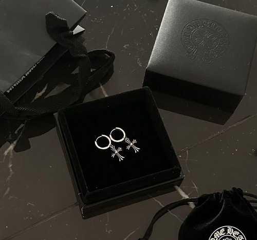 Серьги Chrome Hearts