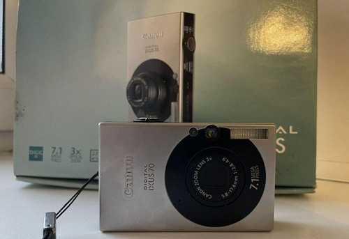 Компактный фотоаппарат Canon Ixus 70